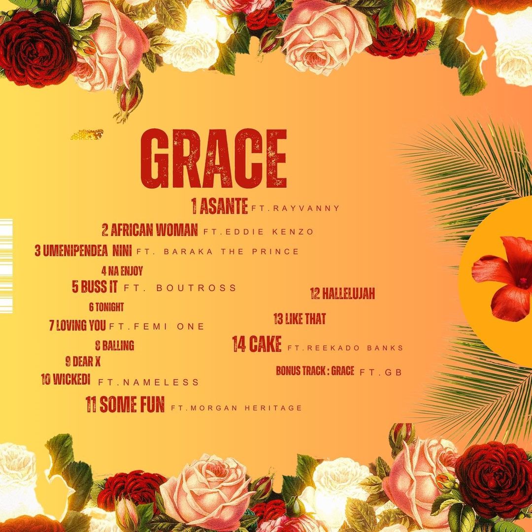 Otile Brown "Grace" Album Review & Songs Tracklist - Kelxfy